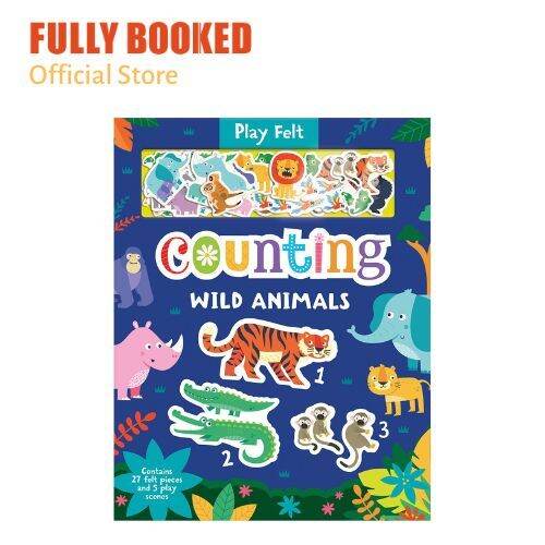 Counting Wild Animals, Soft Felt Play Books (Board Book) | Lazada PH