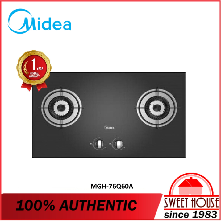 MIDEA 5.2kW x 2 burners Built-in Gas Hob MGH-76Q60B (Similiar to MGH ...