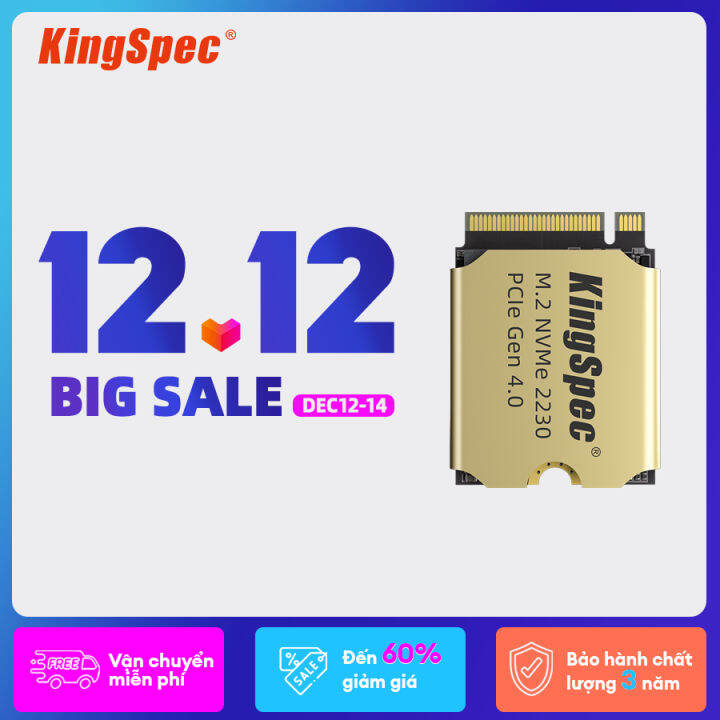 Kingspec M.2 Nvme 2230 SSD 512GB 1TB Pcie Gen4X4 Cho Bàn Hơi Nước/Surface Pro 9/Rog Dòng Chảy ...