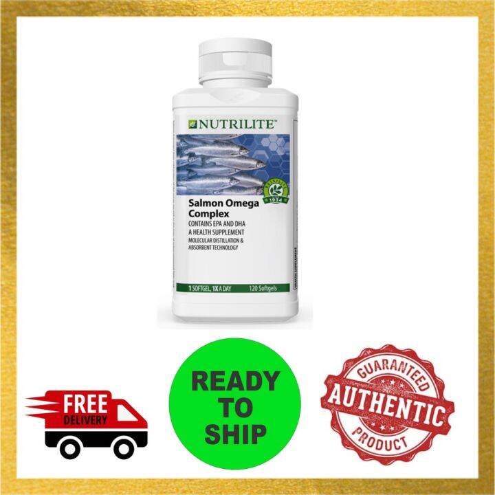 Amway NUTRILITE Salmon Omega Complex (60 sg120 sg) 100 Amway Original ...