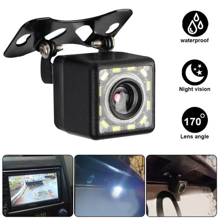 Waterproof Parking Assistance Kit Lens Fisheye LED Night Vision 170 ...
