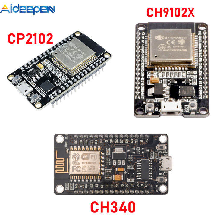 Aideepen NodeMcu Wireless Module CH340/CP2102/CH9102X V3 V2 V2.1 Lua ...
