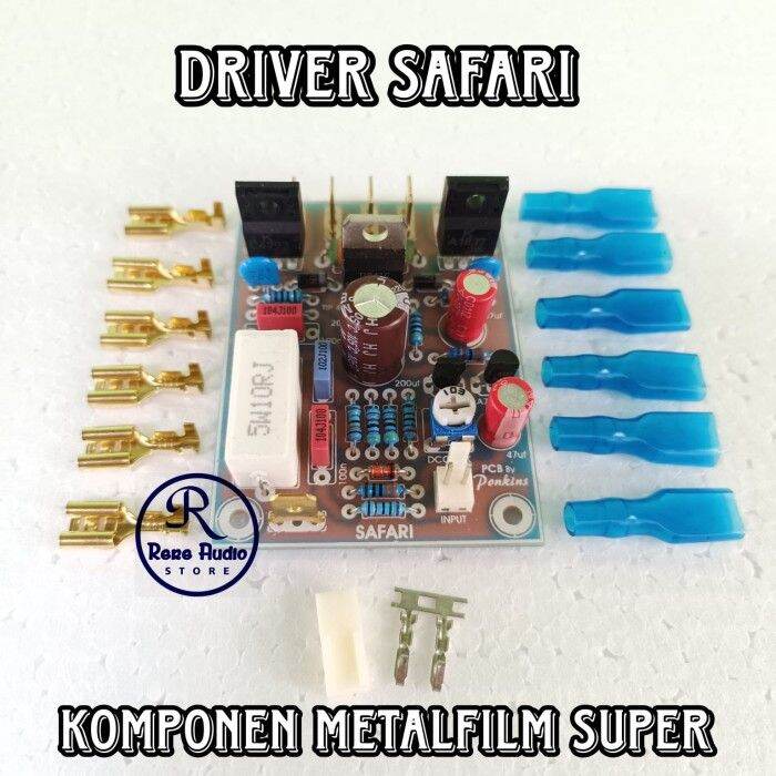 Kit Driver Power Amplifier SAFARI 400W Pcb FR4 Fiber Komponen Original ...