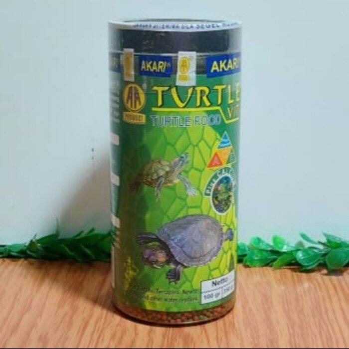 AKARI - Turtle Vit Pelet Kura Kura Plus Calcium 100 Gram | Lazada Indonesia