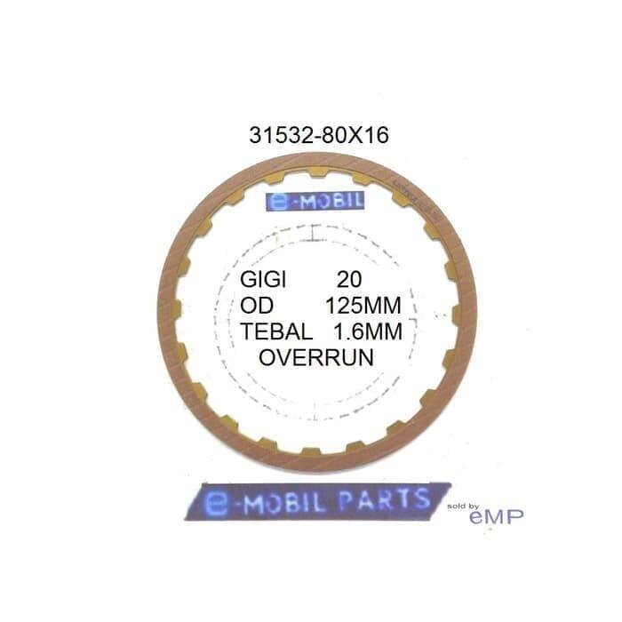 CEFIRO XTRAIL T30 RE4F04A-V MATIC KAMPAS OVERRUN CLUTCH 31532-80X16 ...