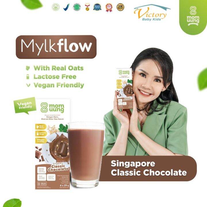 Mom Uung Susu Asi Booster Mylkflow Singapore Chocolate | Susu Pelancar ...
