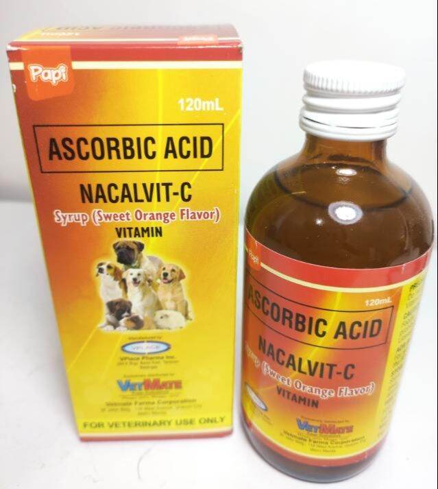 [G&G] PAPI NACALVIT-C / 120ML / SYRUP / ORANGE FLAVOR /IMMUNO STIMULANT ...