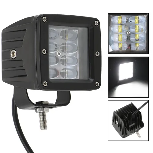 24W รถ LED Light Bar 3นิ้วไฟทำงานน้ำท่วม Led Beams DRL Super Bright 4X4 ...