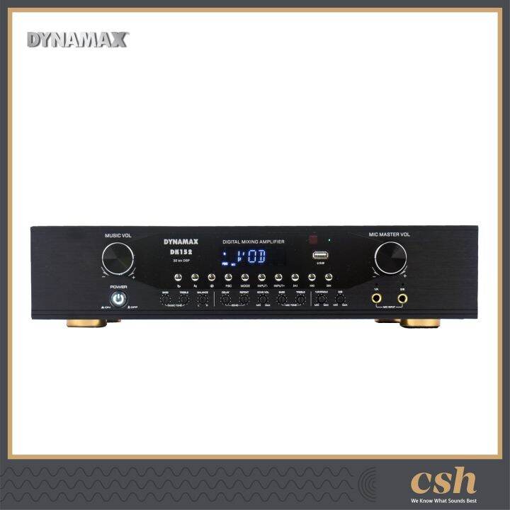 DYNAMAX DK152 150W Digital Echo Home Karaoke Amplifier With 32bit DSP ...