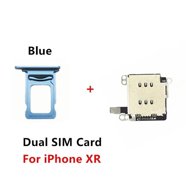 1 Set Single Covert to Dual SIM Card Reader flex cable for iphone XR ...