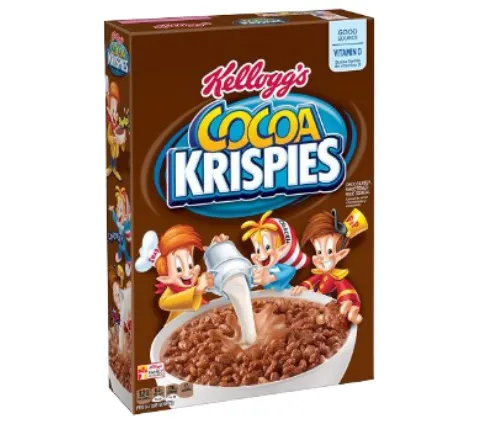 Kellogg's Rice Crispies Cocoa Cereal 439g ซีเรียล ข้าวสาลี และ ข้าว ...