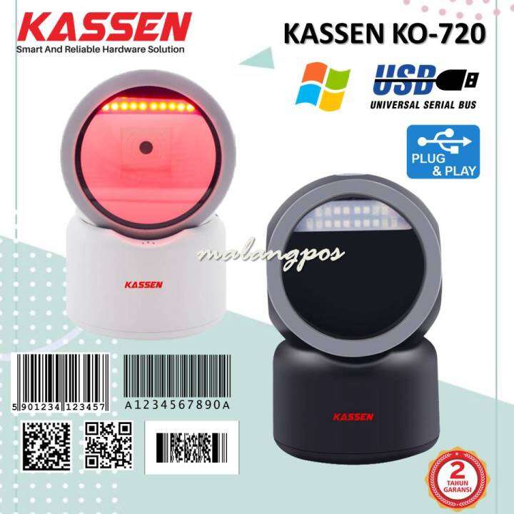 KASSEN KO720/KO-720 OMNI DIRECTIONAL SCANNER 1D 2D SCANNER QR CODE ...