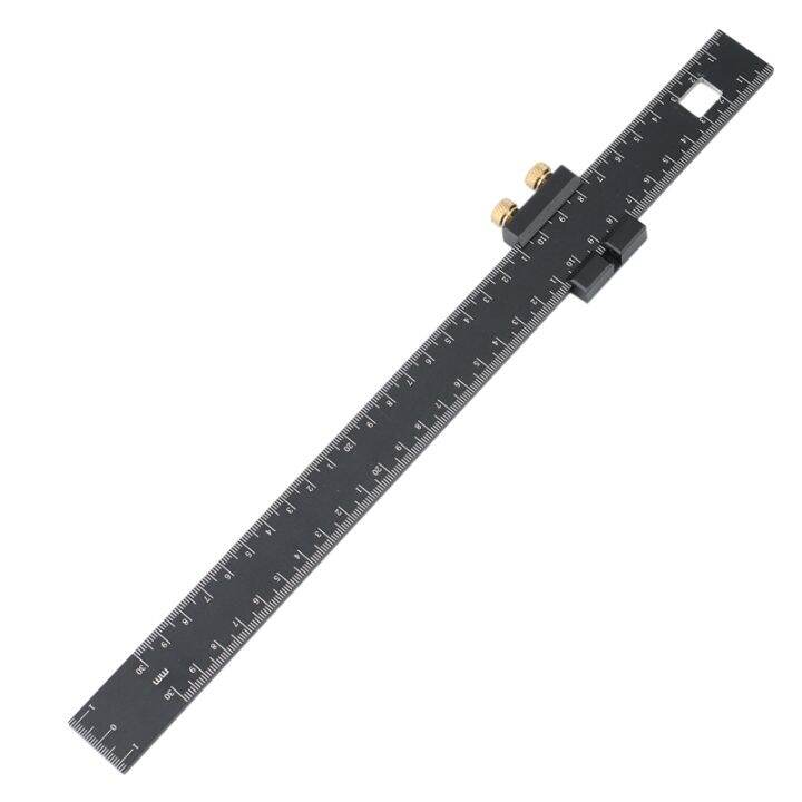 Woodworking Ruler,Ruler Inch and Metric T-Type Scribing Ruler,T Track ...