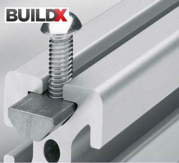 BuildX Aluminum Profile Accessories T-NUTS, FLANED NUTS, T-STUDS / T ...