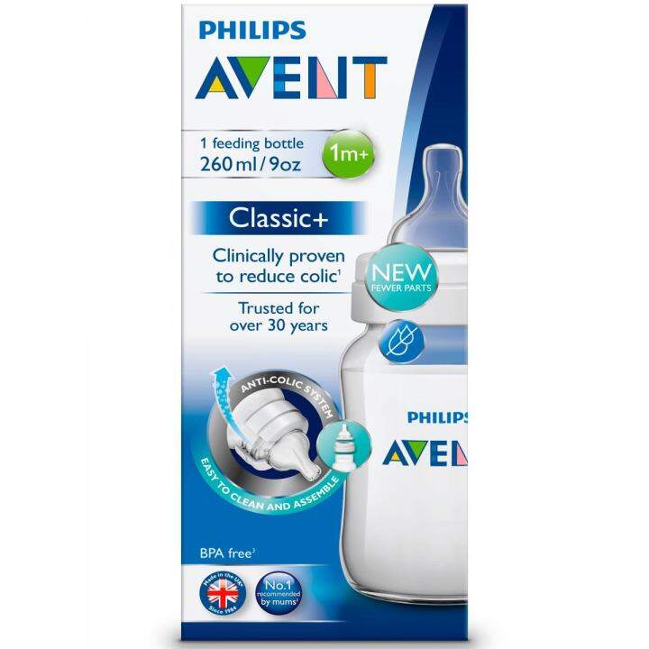 PHILIPS AVENT Botol Susu Plastik Classic 260mL - SCF563/17 | Lazada ...