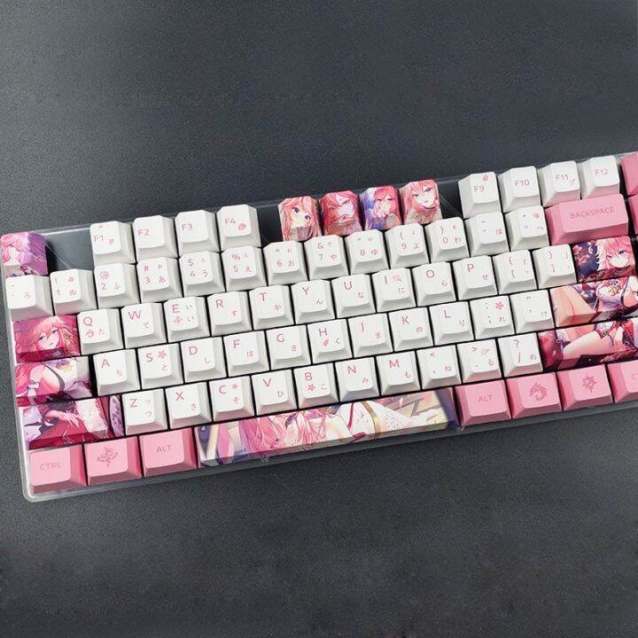 12Keys/Set Anime Character Design Custom Thermal Sublimation Keycaps ...