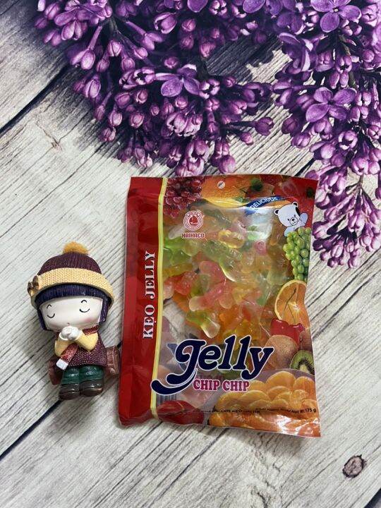 Kẹo dẻo hình con giống Jelly Chip Hải Hà combo 3 gói | Lazada.vn
