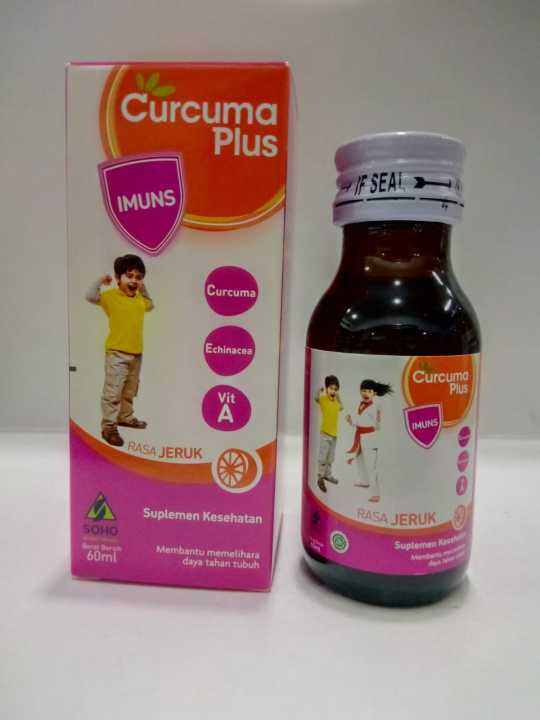 Curcuma Plus Imuns Multivitamin Anak Rasa Jeruk 60 ml - membantu pada ...