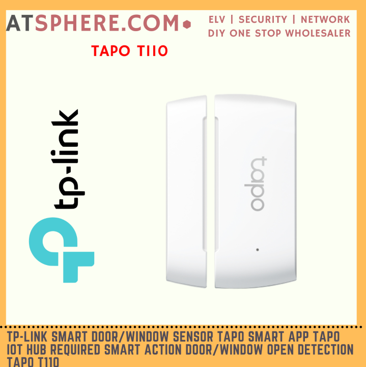 TP-LINK Tplink Smart Door Window Sensor Open Detection Tapo Smart App ...
