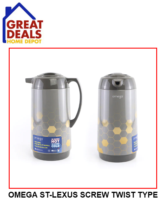 GREAT DEALS OMEGA SCREW TWIST TYPE THERMAL CARAFE | Lazada PH