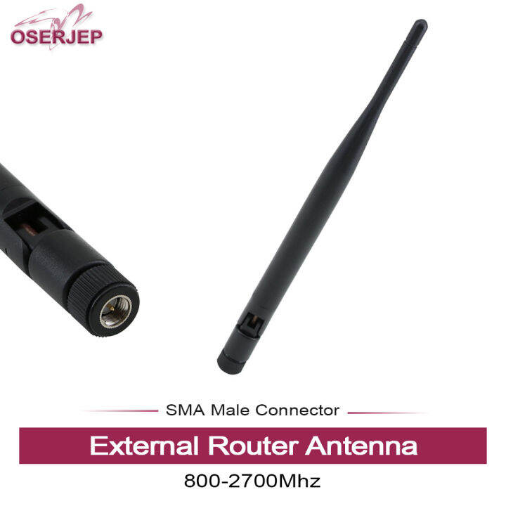 SMA Male 4G LTE Antenna 5dBi External Router Antenna WiFi for Huawei ...