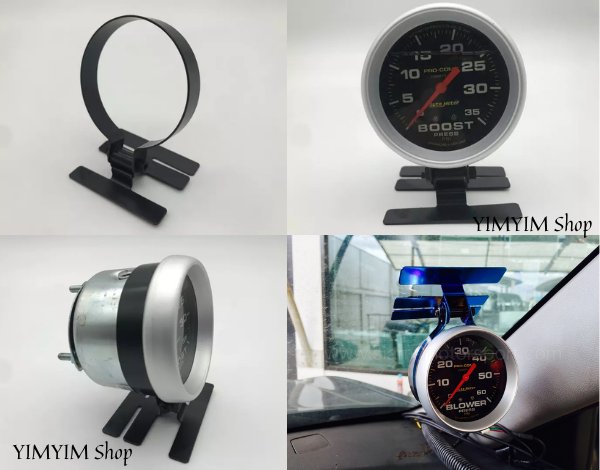 ขาวัดบูสAutometer สีดำ ขาวัดบูส ขาตั้งวัดบูสเทอร์โบ ขายึดวัดบูส ขาจับวัดบูส ขาตั้งเกจวัดบูสต์เท ...