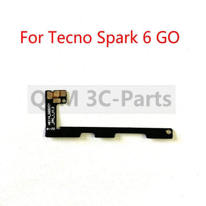 For Tecno Spark 6 GO Power On Off Button Volume Buttons Switch Flex ...