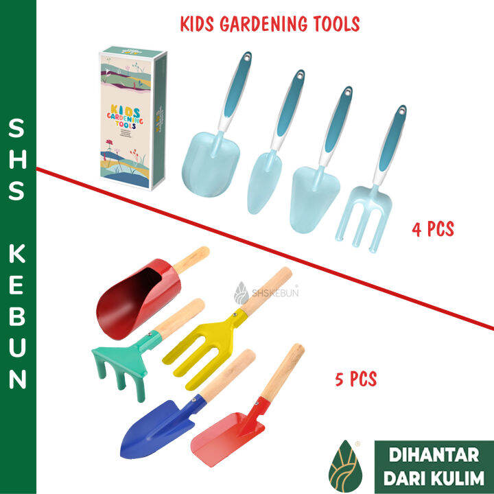 Set Alat Berkebun Plastik Kanak-Kanak Gardening Tools Set for Kids ...