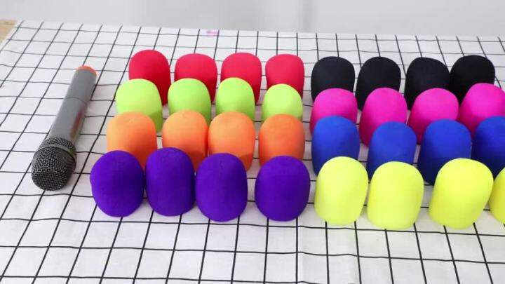 LZD 32PCS Microphone Covers Foam, Mic Covers Foam, Microphone ...