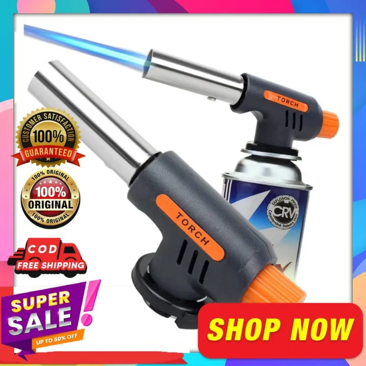 Original Multi Purpose Torch Piezo Ignition Gas Blow Flame Gun Butane ...