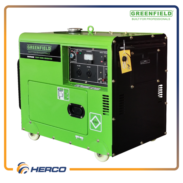 Greenfield Diesel Generator 6.6KVA Silent 474CC | Lazada PH