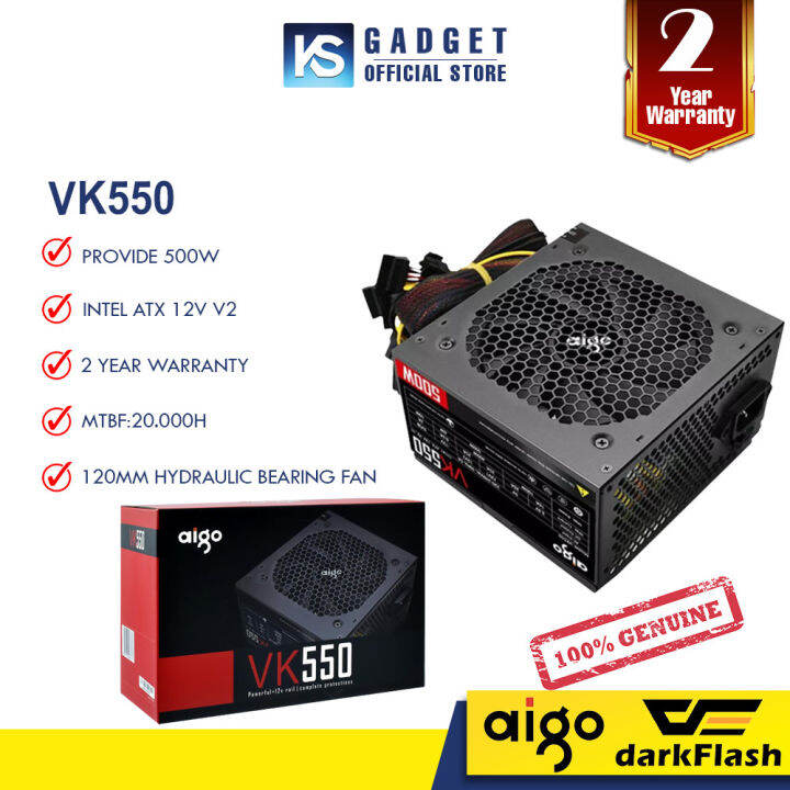 Aigo DarkFlash VK550 Power Supply 2 Year Warranty | Lazada
