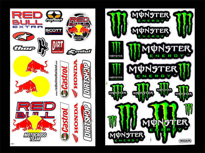 R012 Sport Motor Racing Sticker รอยเล็บปีศาจ สติ๊กเกอร์ติดรถ สติ๊กเกอร์ ...
