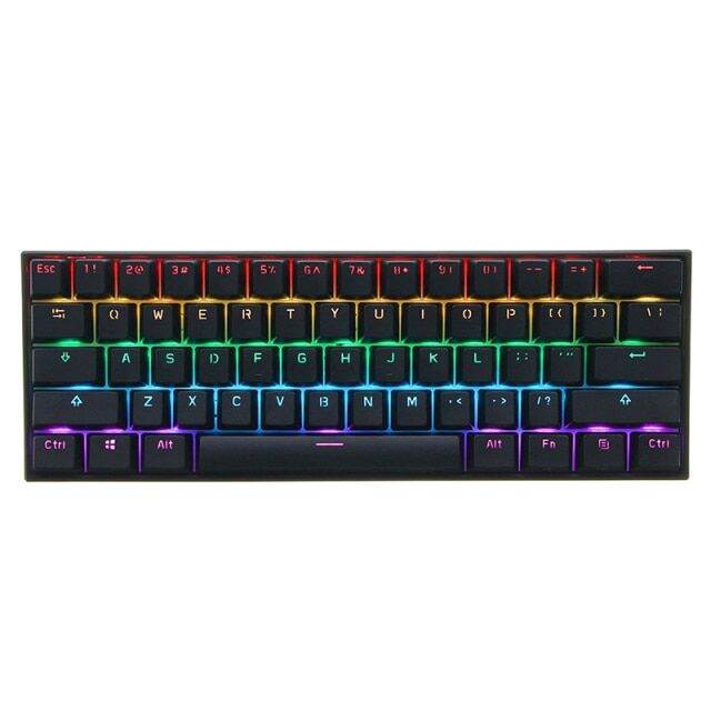Anne Pro 2 Pro2 NKRO บลูทูธ5.0 Type-C RGB 60% มินิคีย์บอร์ดเล่นเกมกล ...