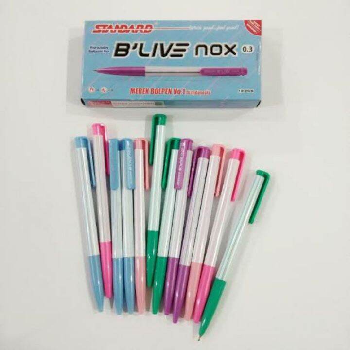 PULPEN STANDARD B'LIVE NOX 0.3 GEL PEN Pulpen Pena STANDARD BLIVE NOX ...