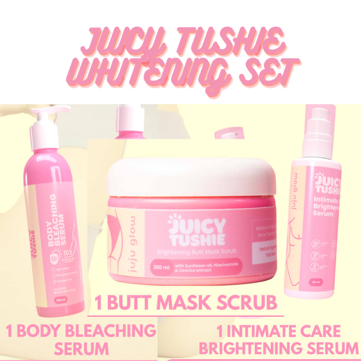 JUICY TUSHIE - JuJu Glow Butt Whitening Scrub and Mask | Lazada PH