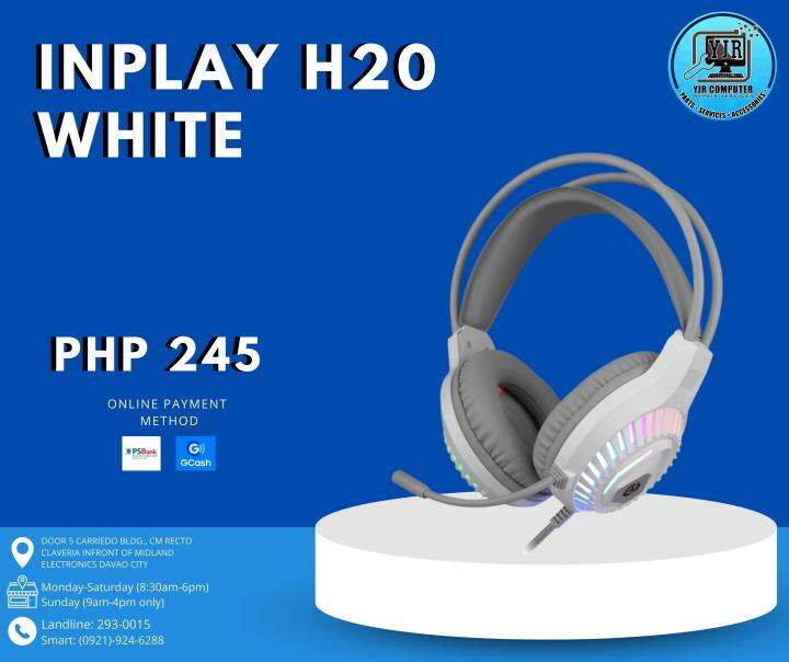 INPLAY H20 HEADSET (WHITE) | Lazada PH