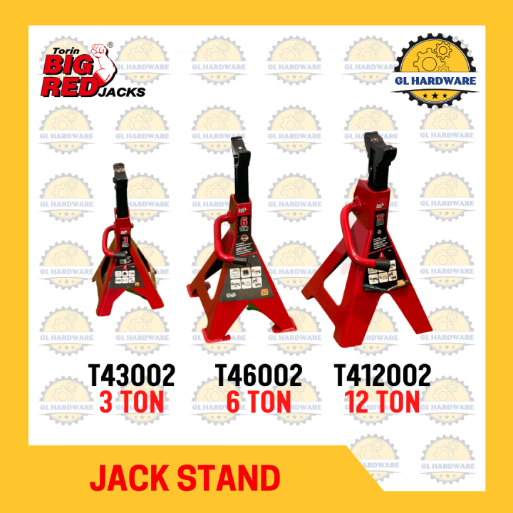 Big Red Jackstand (PAIR) | Lazada PH