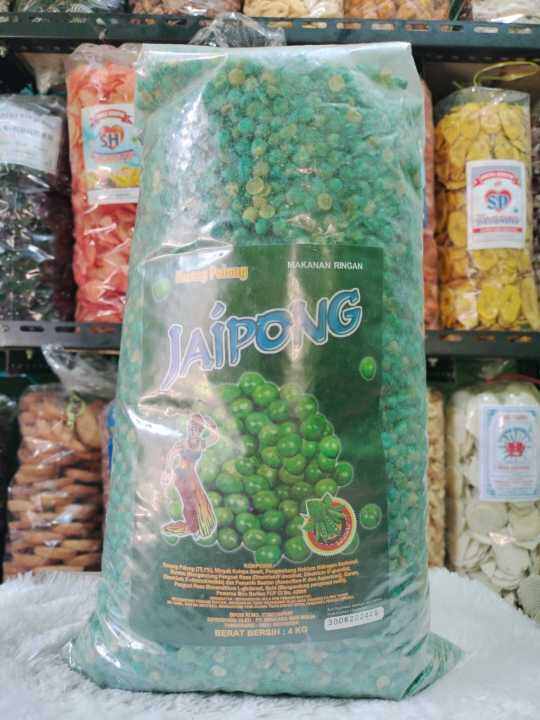 (ready)cemilan gurih//snack//kue kering//1kg kacang polong super ijo ...