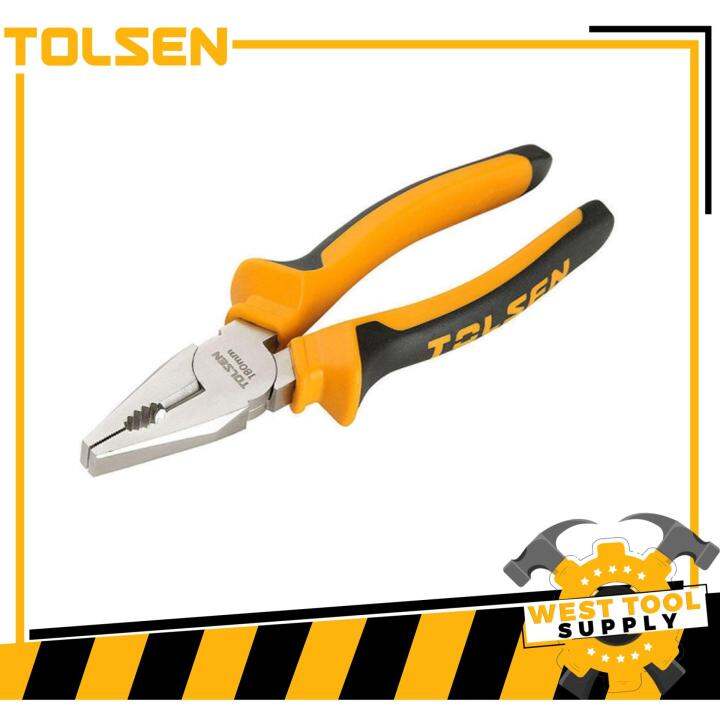 TOLSEN Combination Pliers (8 ) TPR Handle 10002 | Lazada PH