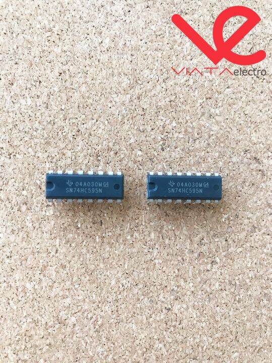 1 BUAH 74HC595 TEXAS ASLI ORIGINAL IC 74HC595N TRANSISTOR 74HC 595 ORI ...