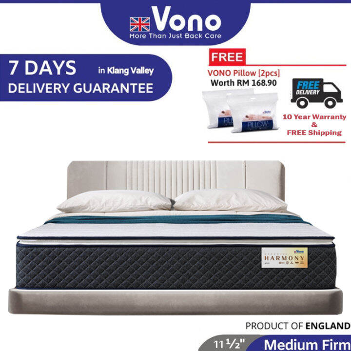 VONO Sunshine Harmony Mattress [100%Authentic] Back Care Collection ...