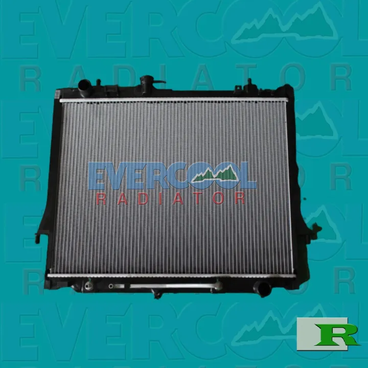 Isuzu Dmax / Mux 2015 A/T 2 Rows Evercool Plastic Aluminum Radiator ...