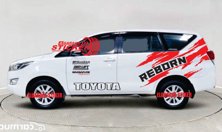 Stiker mobil innova cutting stiker striping toyota reborn stiker ...