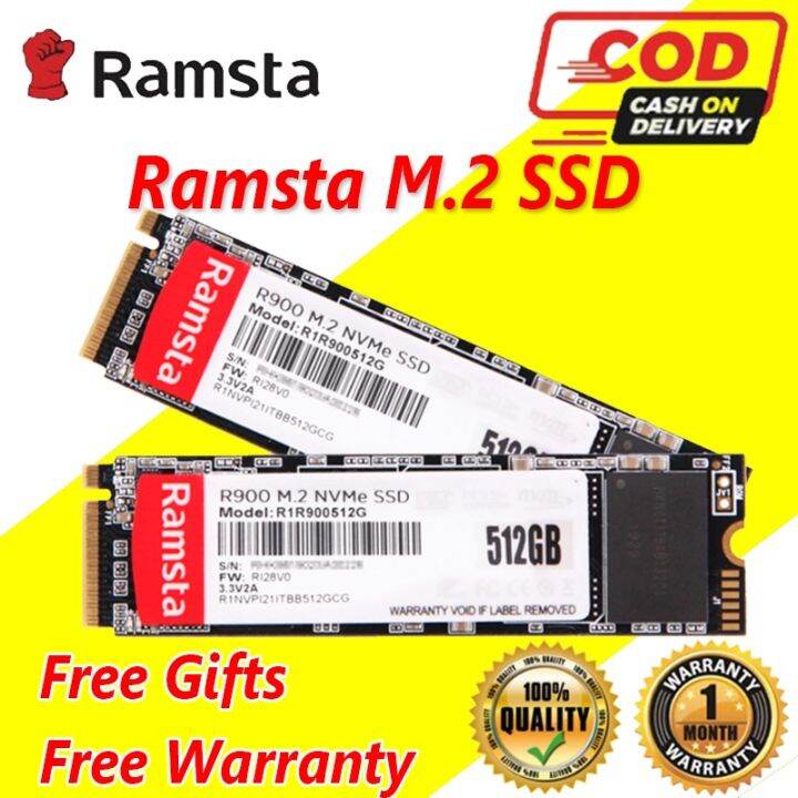 Ramsta M.2 SSD 128G 256G 512G 1TB Laptop 2Model R600-NGFF SATA | R900-NVMe Capacity SSD005 ...