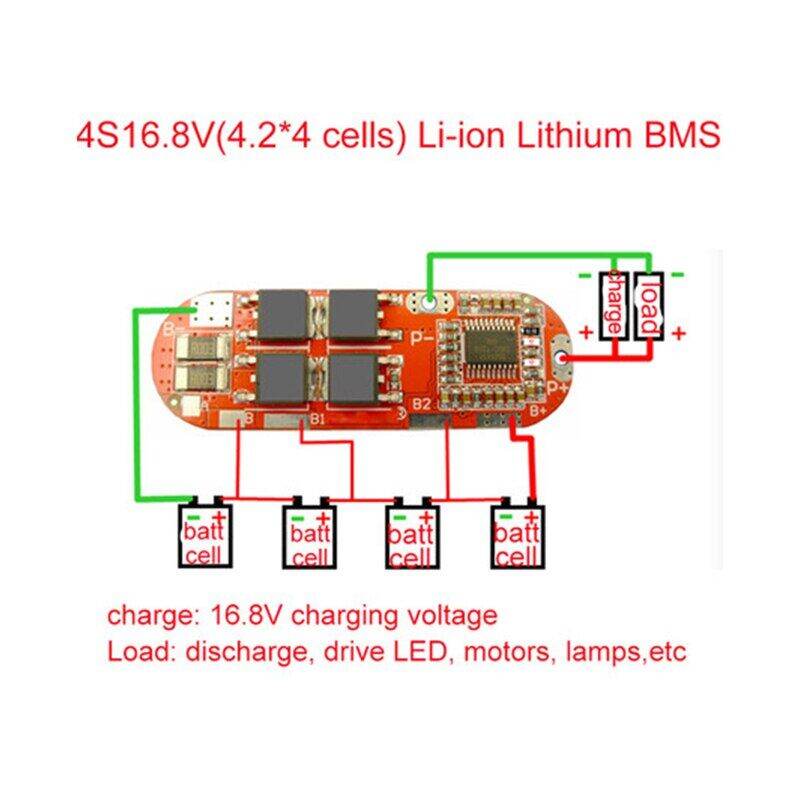 BMS 25A 3S 12.6V 4S 16.8V 5S 21V 18650 Li-ion Lithium Battery ...