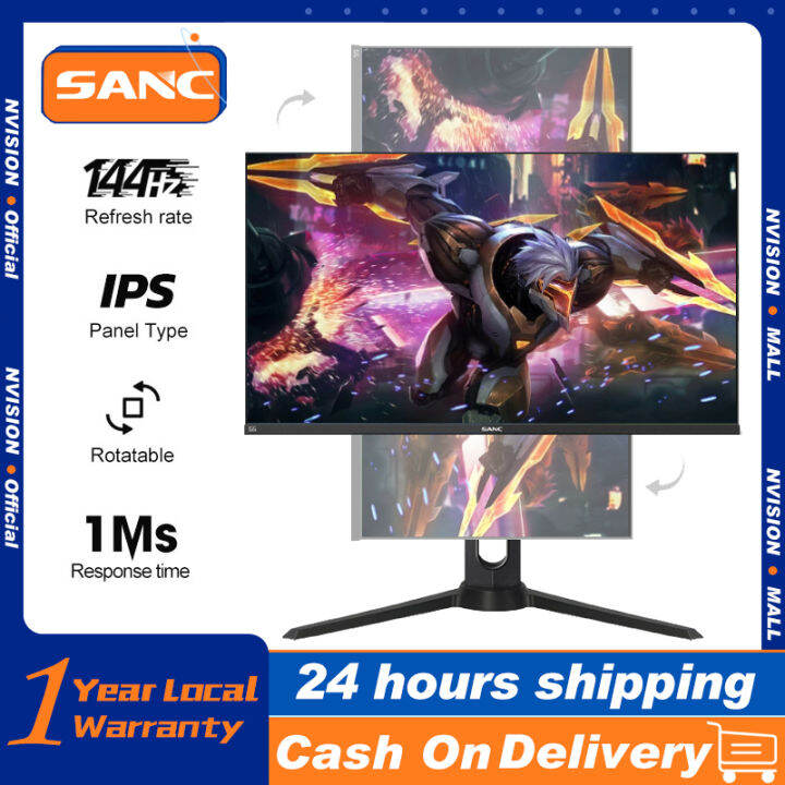 SANC 24 inch Monitor PC Computer Monitor 144HZ Gaming Monitor IPS Panle ...