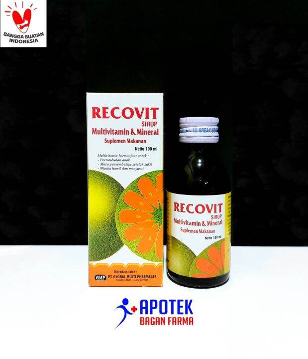 VITAMIN RECOVIT SIRUP 100 ML MULTIVITAMIN DAN MINERAL | Lazada Indonesia