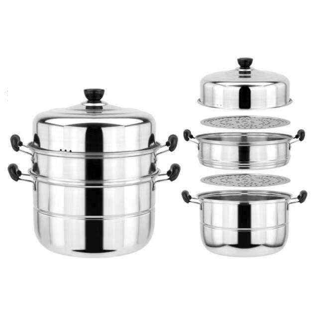 3 LAYER STAINLESS STEEL STEAMER AND COOKER | Lazada PH