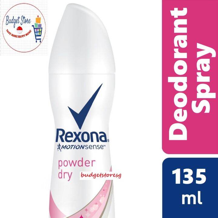 Rexona Women Deodorant Spray Powder Dry - 135 mL | Lazada Singapore